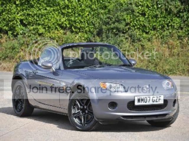 Pic request: Black painted stock 16" - MX-5 Miata Forum