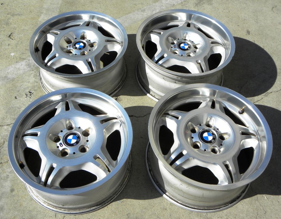 OEM E36 M3 1999 Wheels 17" Staggered Rare!