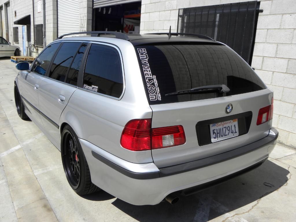 BMW E39 Wagon M5 Front + Rear Painted Silver & One piece 1x1 Carbon ...