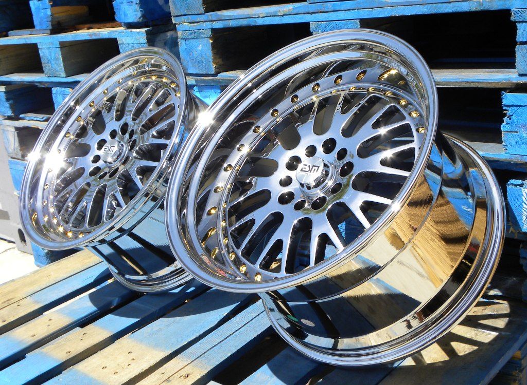 ESM-007 NOW Available in Platinum with Gold Rivets! 15x8 15x9 16x8 16x9 ...